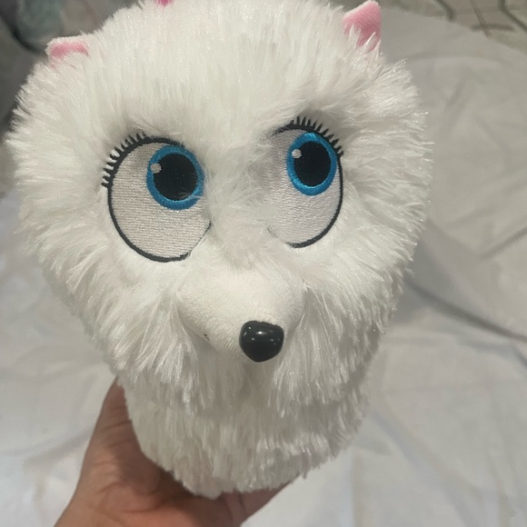 Ty | Toys | Ty White Plush Toy With Blue Eyes Looks New | Poshmark